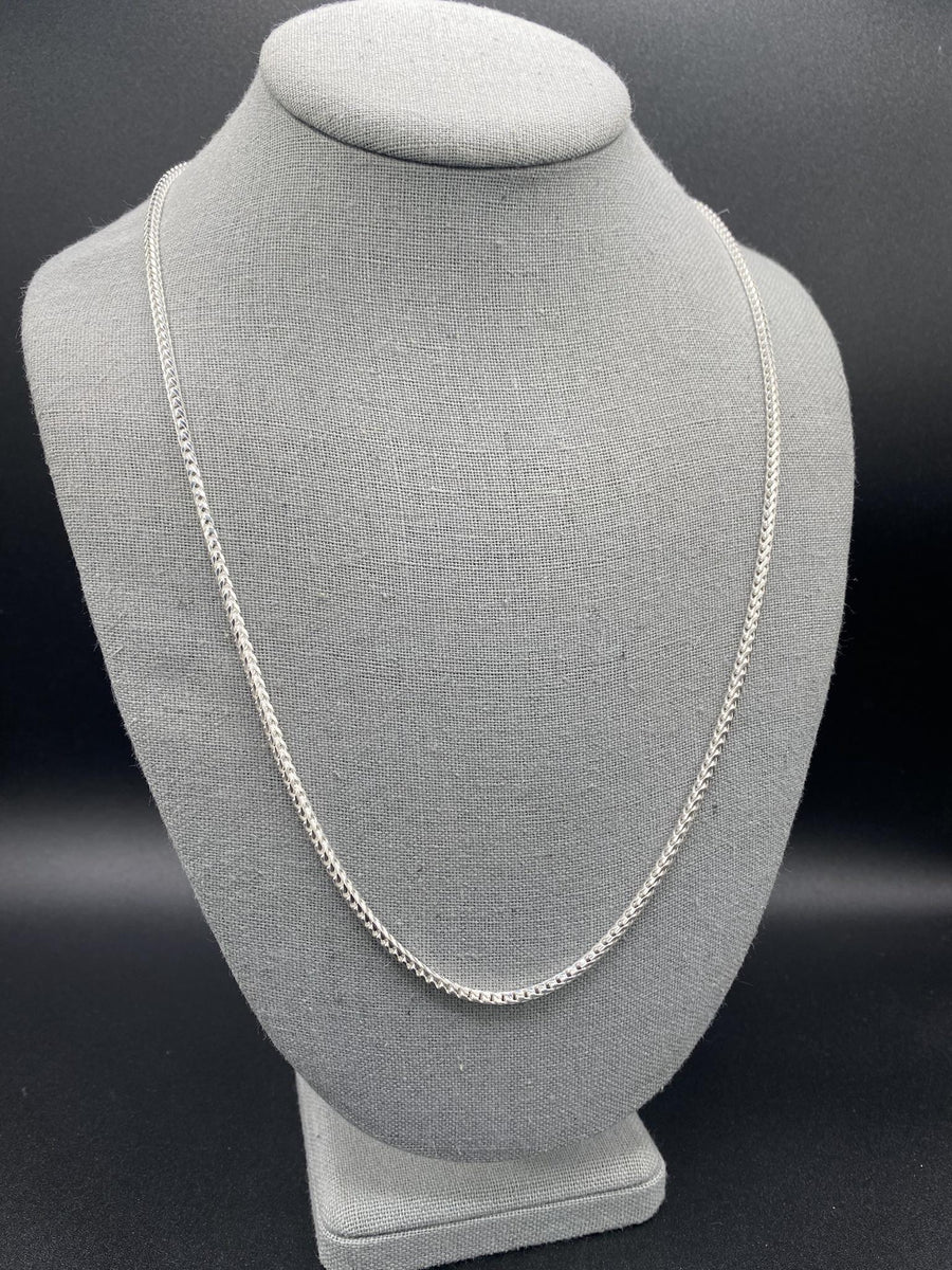 2.3mm Solid .925 Sterling Silver Rounded Franco Chains – Ita | Ott ...